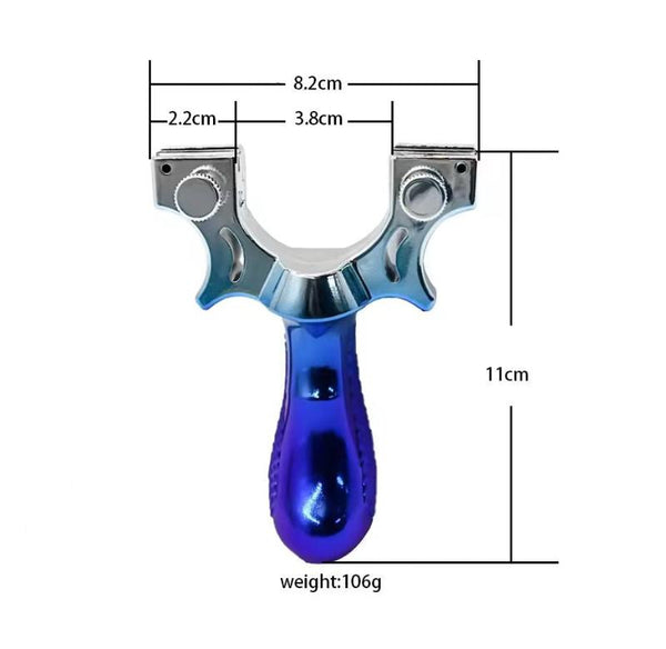 Blue Gradient Precision Resin Slingshot with Laser Sight – TargetSlingshot